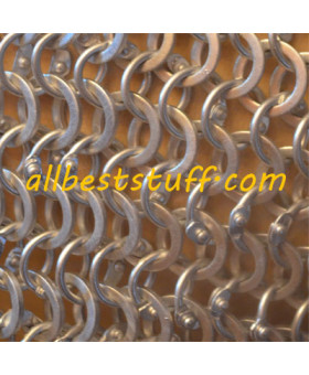 Hand made Riveted & Butted Chain Mail Sheets