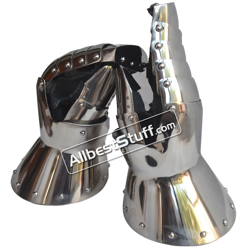 Medieval Heavy 16 Gauge Stainless Steel Mitten